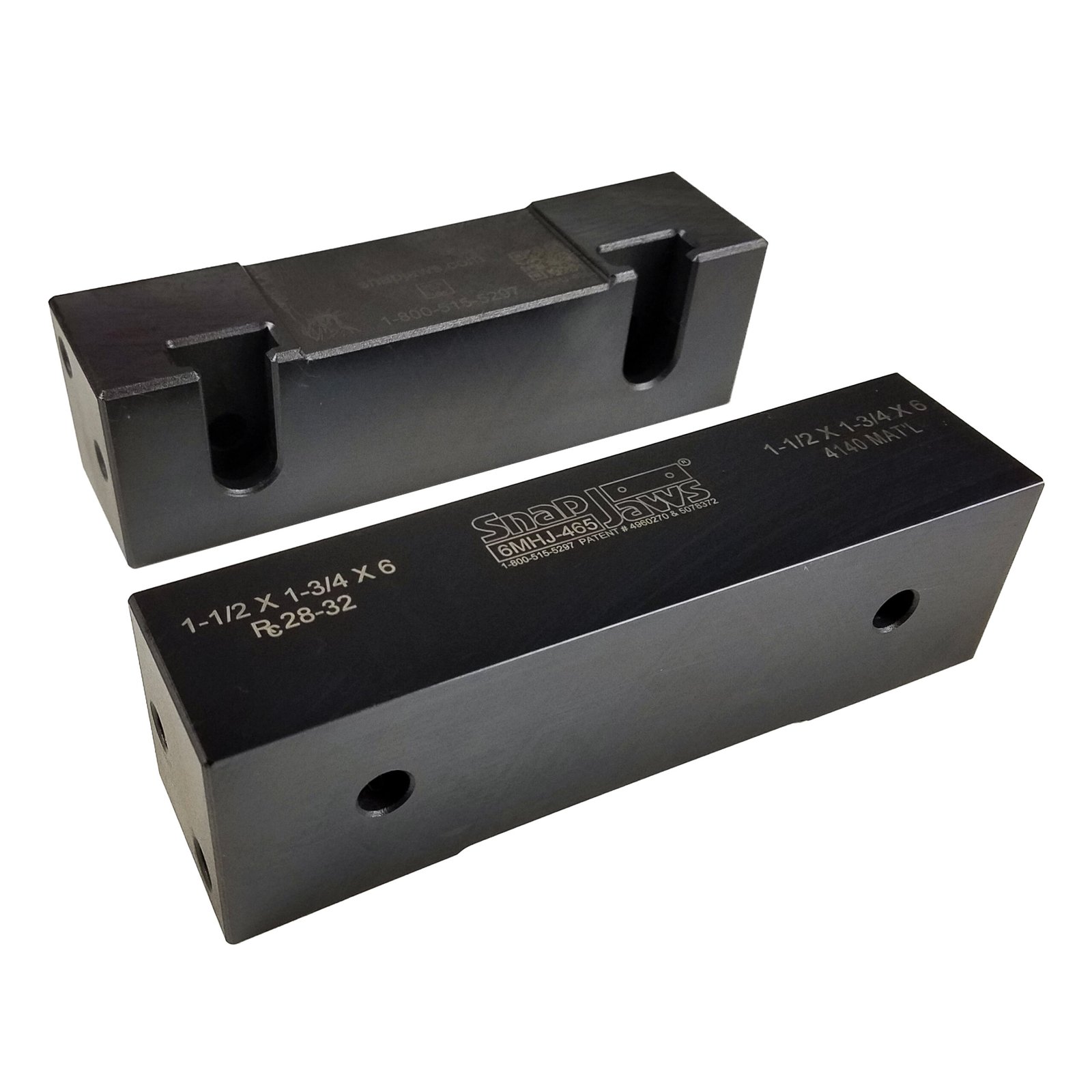 6MHJ-465 Pre-Hardened Steel Jaws 1-3/4 x 1-1/2 x 6 - SnapJaws