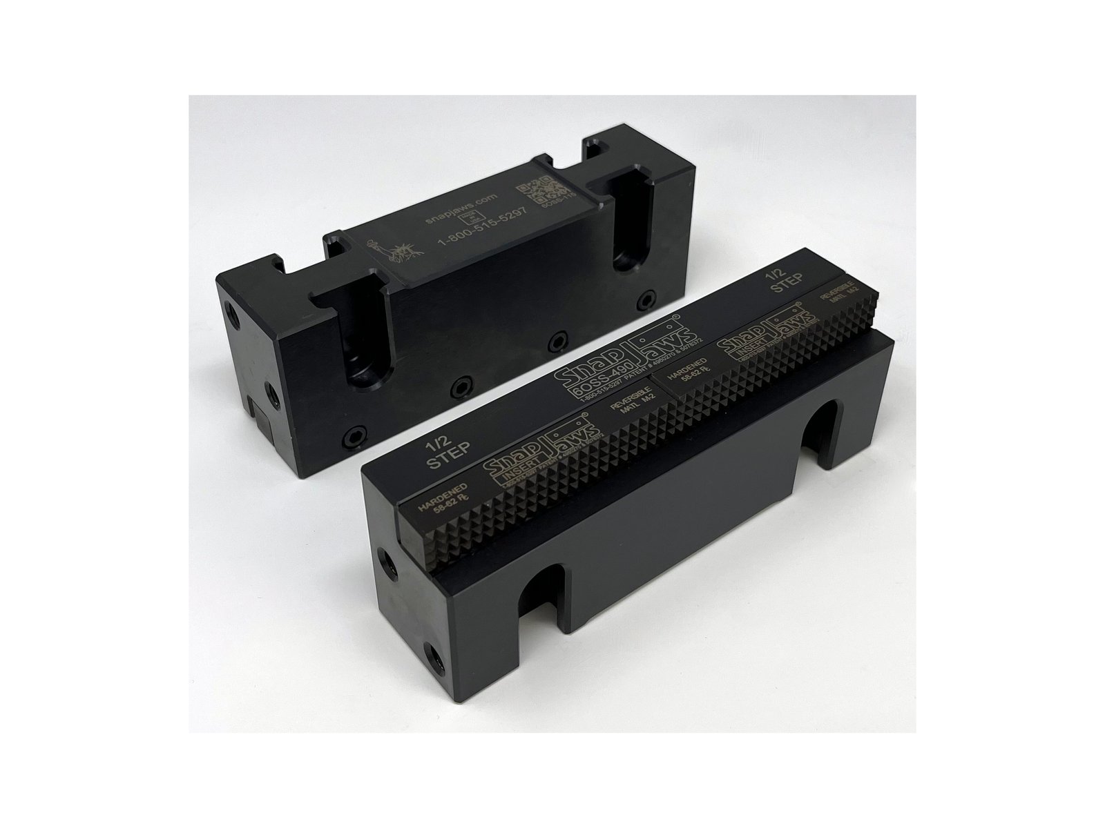 6OSS-490 6″ Oversized Serrated Step Jaw 1/2″ Step – SnapJaws